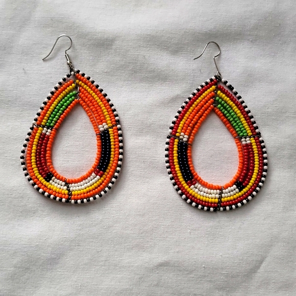 Handmade | Jewelry | Kenyan Maasai Earrings | Poshmark